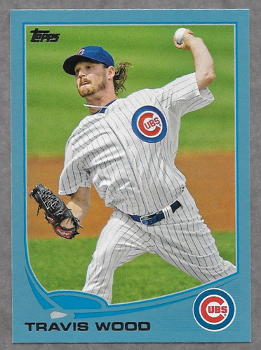 Travis Wood Chicago Cubs 2013 Topps Walmart Blue #391 | eBay