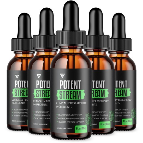 (5 Pack) Potent Stream Drops for Men Prostate Support Maximum Strength ...