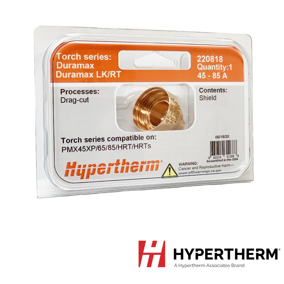 Genuine Hypertherm 220818 Drag Shield Powermax 45XP 65 & 85 HRT HRTs ...