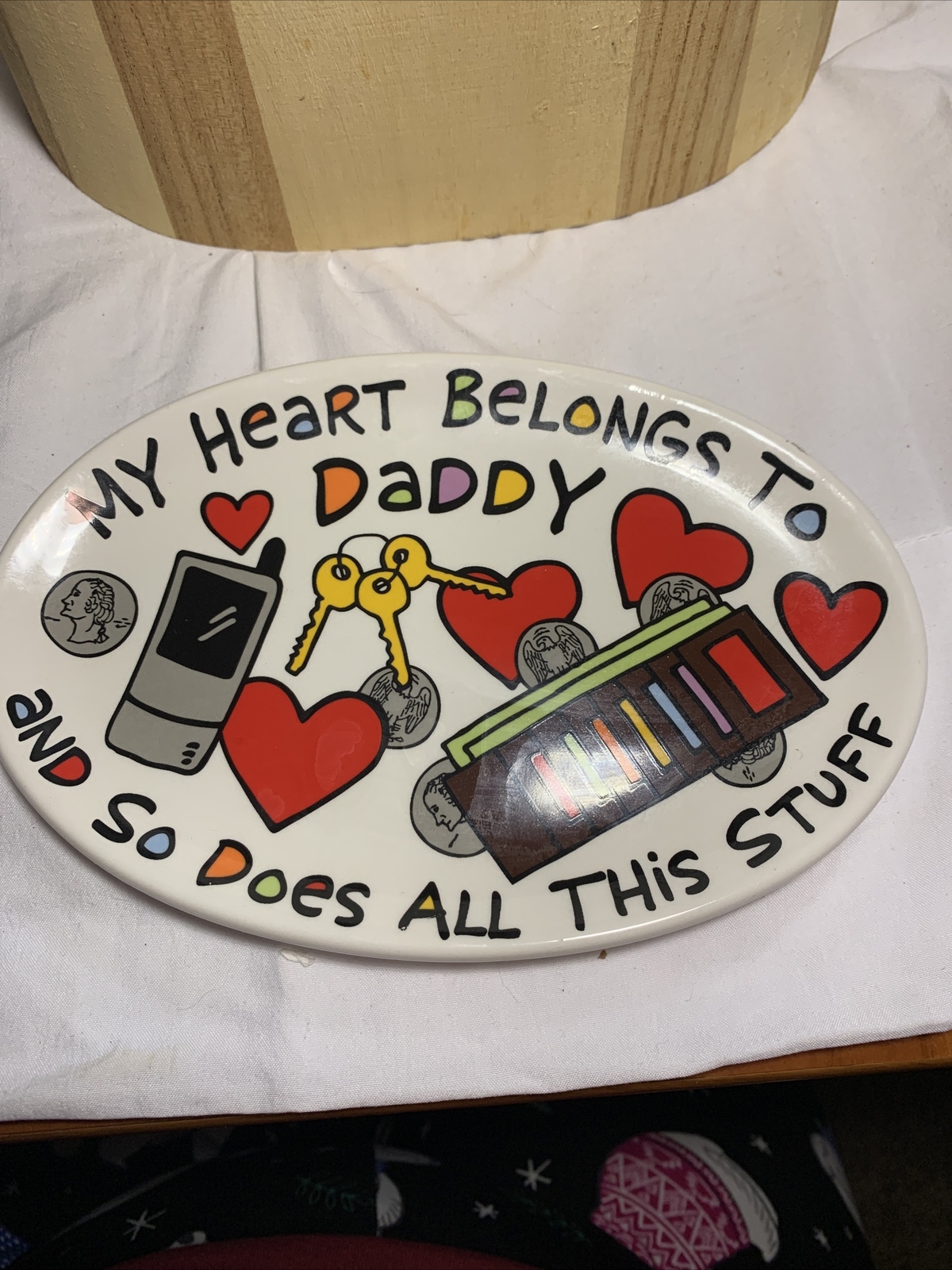 Lorrie Veasey Our Name is Mud My Heart Belongs To Daddy Dish | eBay