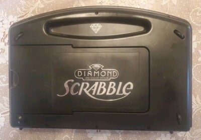 2008 Scrabble Diamond Anniversary Edition w/ Rotating Board COMPLETE ...