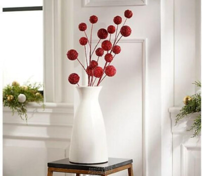 Set of 4 Beaded Ball Sprays by Valerie - Red | eBay