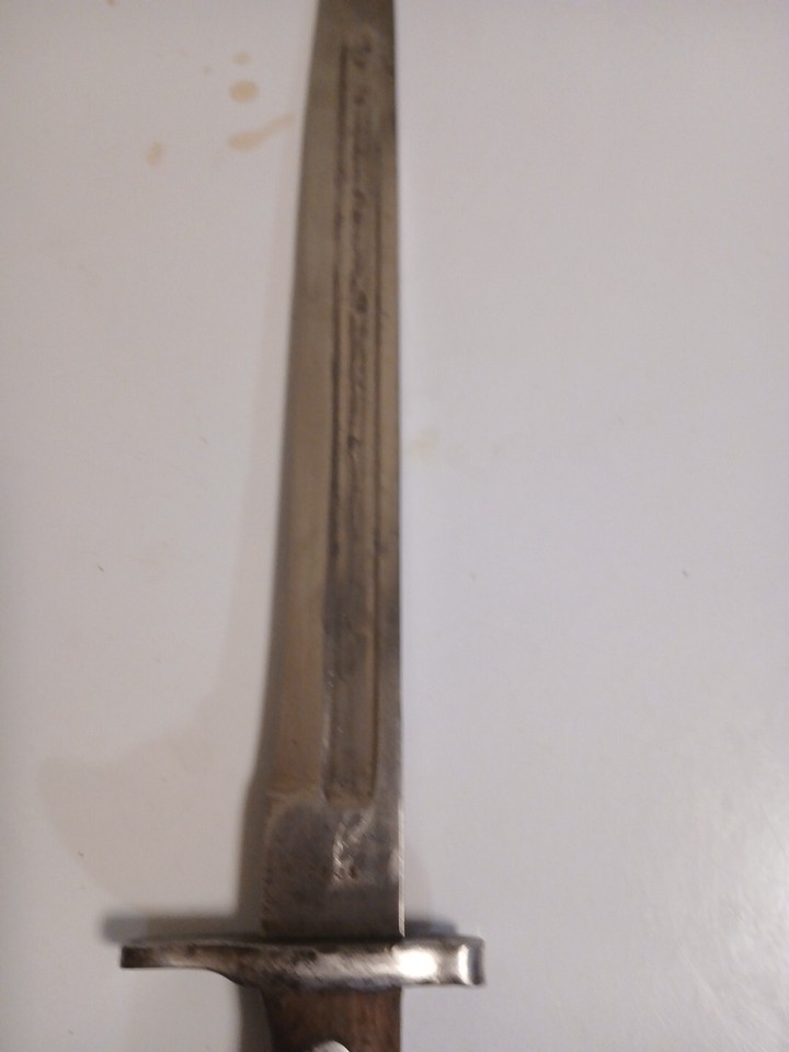 US WW1 Antique Model 1898 Remington Bayonet Fighting Knife | eBay