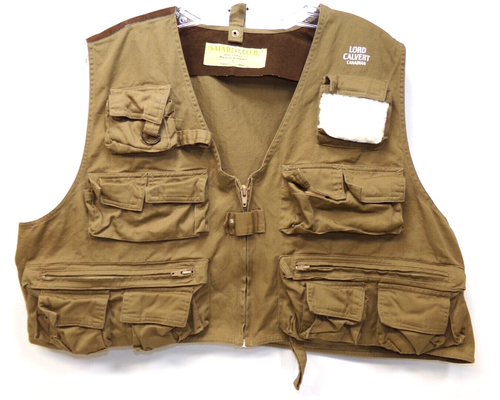 Safari Club Mens Utility Vest Shooting Hunting Outdoor Lord Calvert ...