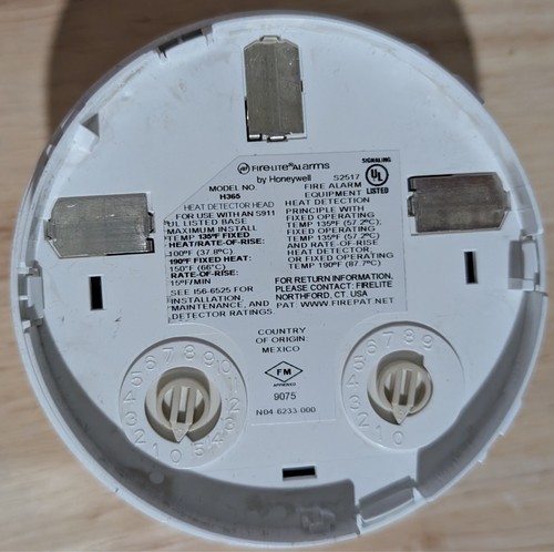 Honeywell H365 Fire-Lite (no box) Heat Detector - SAME DAY SHIPPING | eBay
