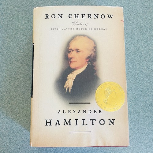 Alexander Hamilton SIGNED HC w/ DJ Ron Chernow 2004 First Edition 1st ...