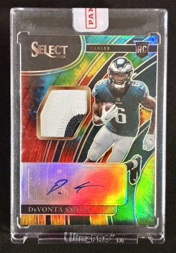 🔥2021 Panini Select Football DEVONTA SMITH Tie-Dye RPA /25 Eagles🦅 🔥 | eBay