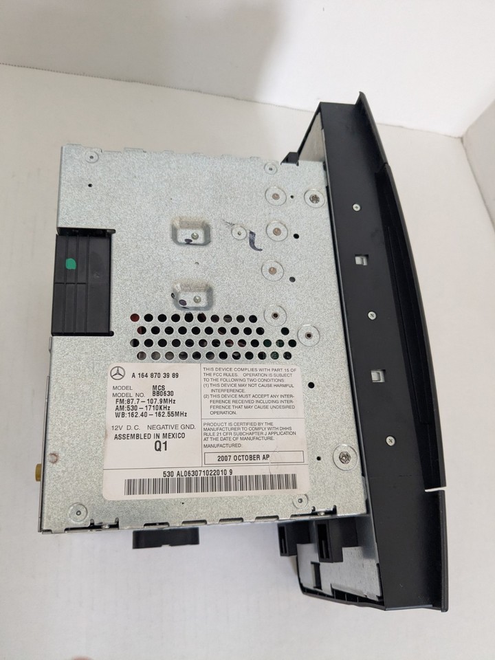 TESTED 06-08 Mercedes W164 ML350 ML550 GL450 Head Unit Command ...