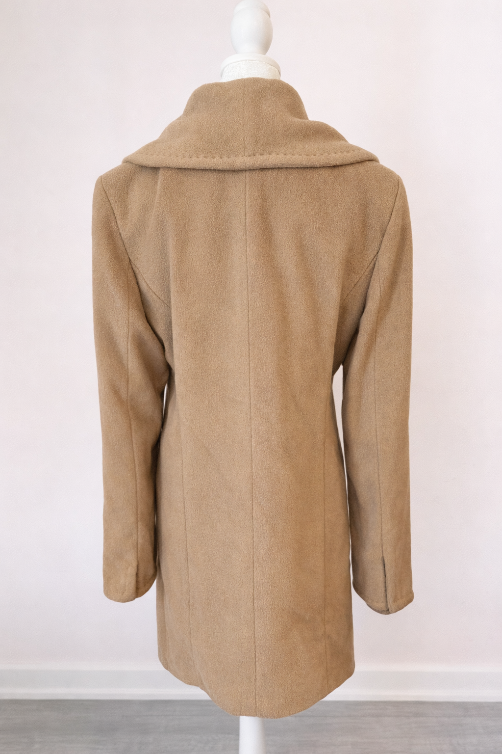 Ellen Tracy Tan Wool Blend Coat Women’s Size 10 Elegant Classic Lined ...