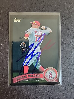2011 Topps Series Two Reggie Williams Signed IP Auto All-Black Angels ...