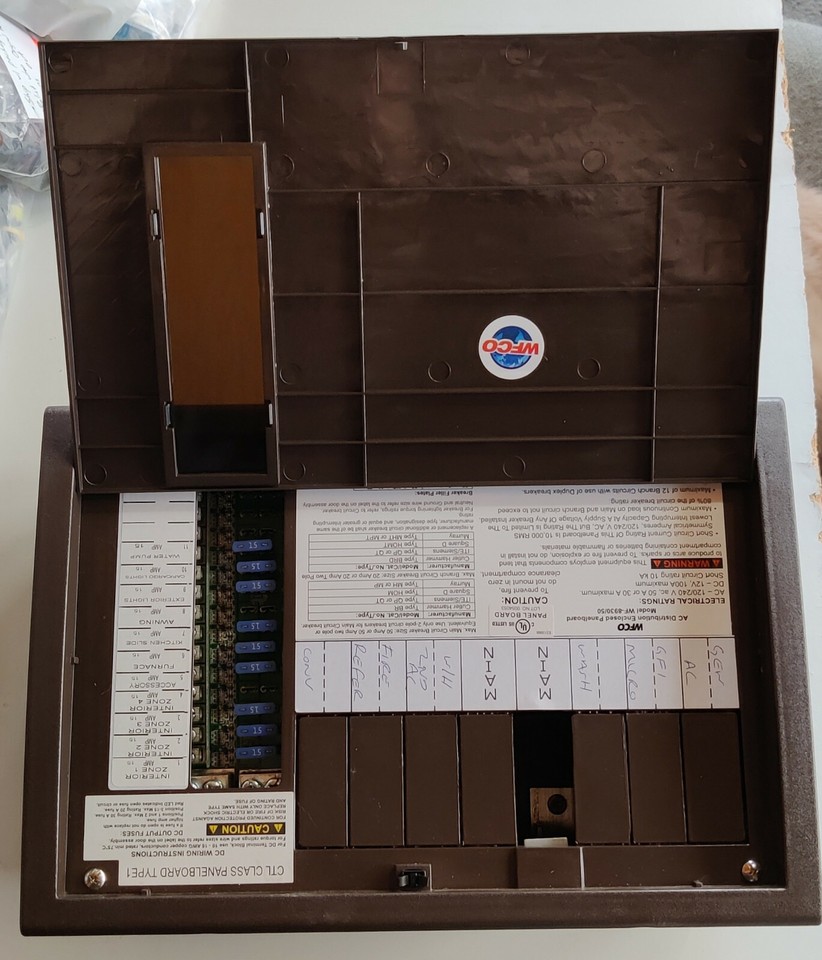 WFCO WF-8930/50 Power Distribution Panel Brown RV Camper Motorhome | eBay