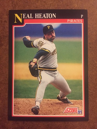 Neal Heaton 233 Score 1991 MLB Baseball Trading Card | eBay