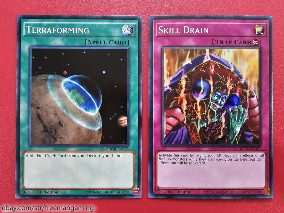 Yugioh Runick Stun Deck 55 Cards Fountain Tip Hugin Destruction ...