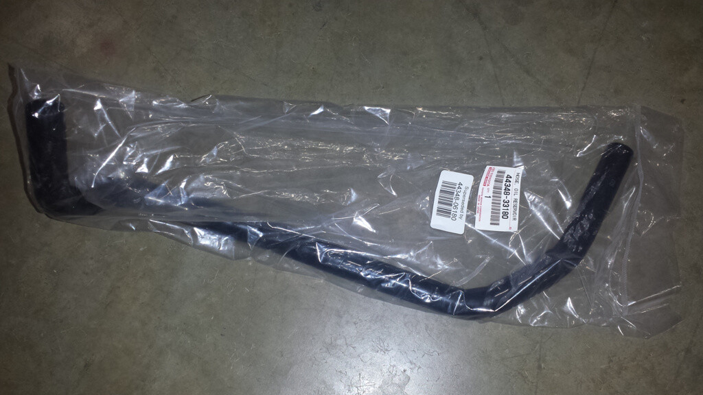 Genuine OEM Toyota Lexus 44348-06180 Power Steering Reservoir Line Hose ...