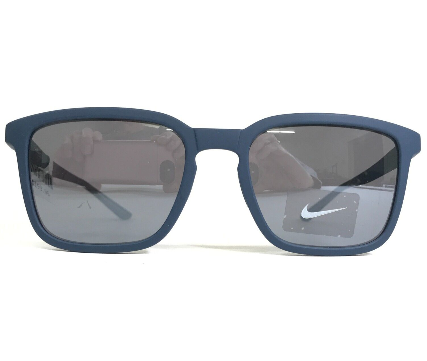 Nike Sunglasses CIRCUIT EV1195 401 Matte Blue Square Frames with Gray ...