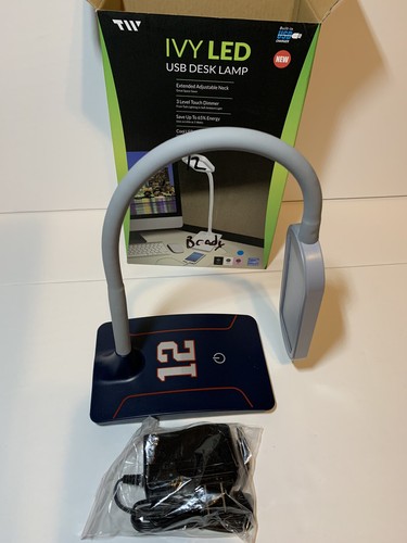 IVY LED USB Desk Lamp TOM BRADY theme TB12 New England Patriots NFL | eBay