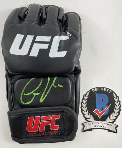 UFC Conor McGregor Signed Black & White MMA Glove Autograph Beckett BAS ...