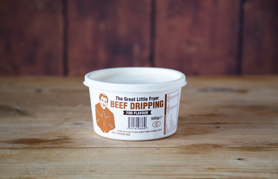 3 x 500gms British Beef Dripping/Tallow for Deep/Shallow Frying. Est ...