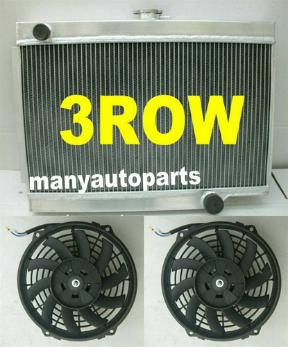 3 ROW Aluminum Radiator + FANS For HOLDEN EJ/EH 179 2.9L L6 1962-1965 ...