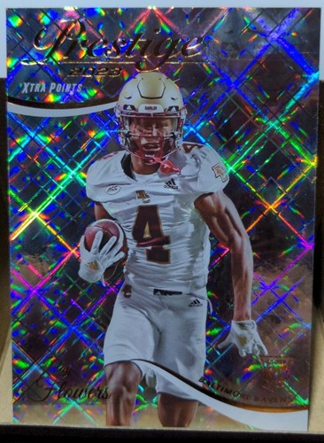 2023 Prestige Football - Zay Flowers Diamond Xtra Points Rookie Card ...
