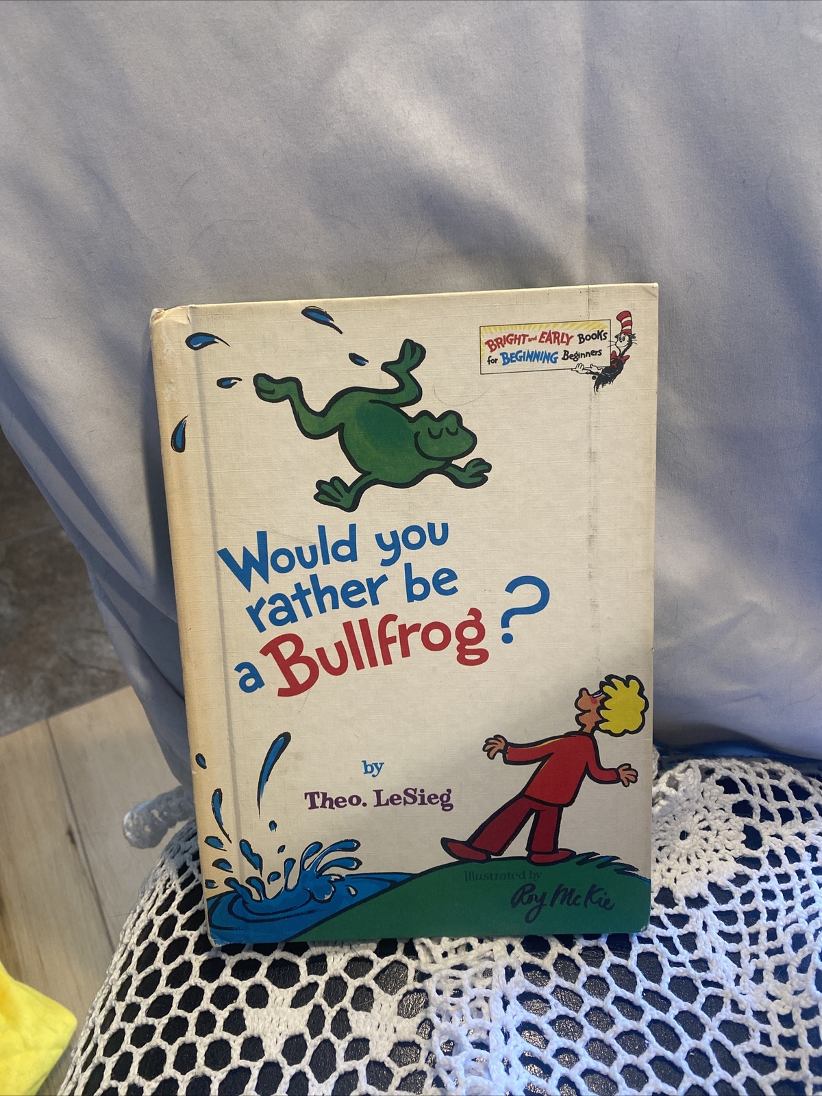Dr seuss " Would you rather be a bullfrog?" 1975 Vintage book club ...