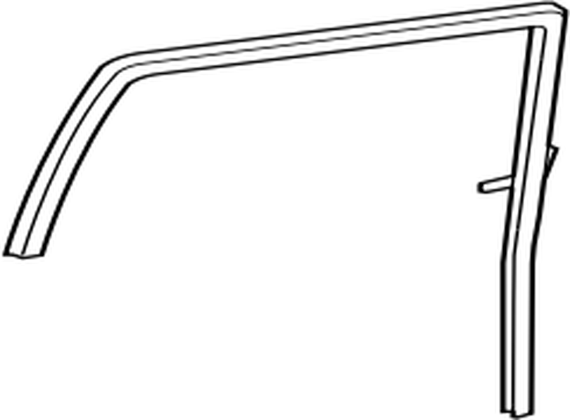 68152-0C040 Toyota Run, rear door glass, lh 681520C040, New Genuine OEM ...