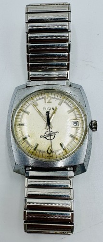 Elgin Swissonic Watch with Speidel Band. USA | eBay