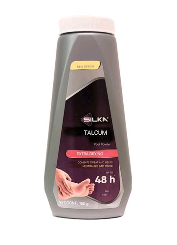 SILKA MEDIC TALCUM EXTRA DRYING TALCUM POWDER FOR ATHLETES FOOT 150g | eBay