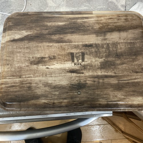 Lot Of 12 KFC Kentucky Fried Chicken Wood Grain Food Serving Tray ...