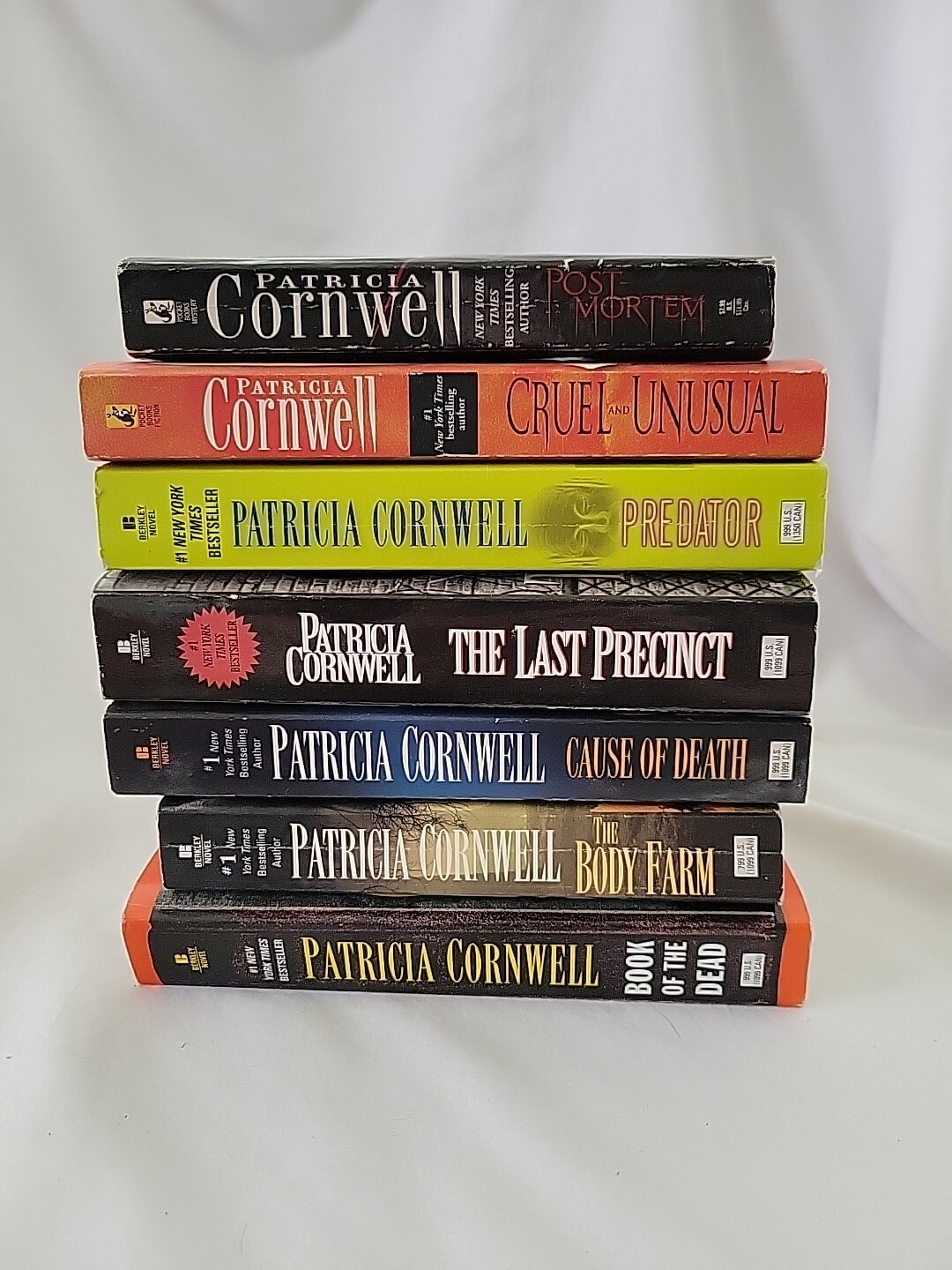 Lot of 7 Patricia Cornwell Paperback Novels Kay Scarpetta Series Crime ...