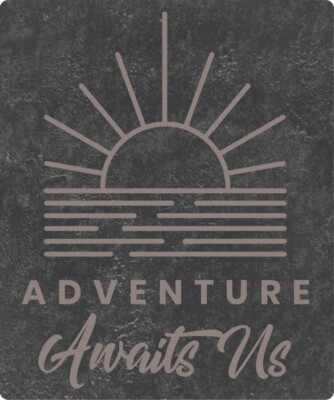 Waeco CRX50 Vinyl Fridge Sticker Wrap Print Adventure Awaits Us *Slate ...