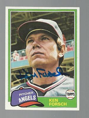 Ken Forsch Signed Auto 1981 Topps #764 Baseball Card Autograph | eBay