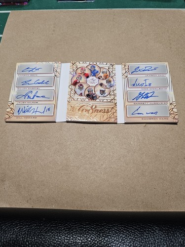 QB Future Gr8ness 2024 Leaf Trinity Football Auto 3/25 Beck Milroe Ward ...