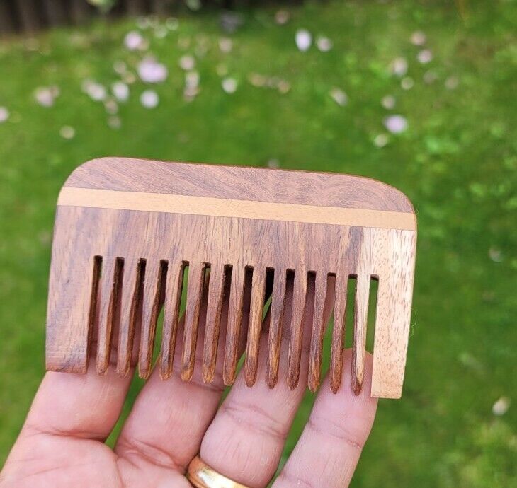 Sikh Comb Wooden Kanga Singh Kaur Kakar Khalsa 1 of 5 Ks Sheesham wood ...