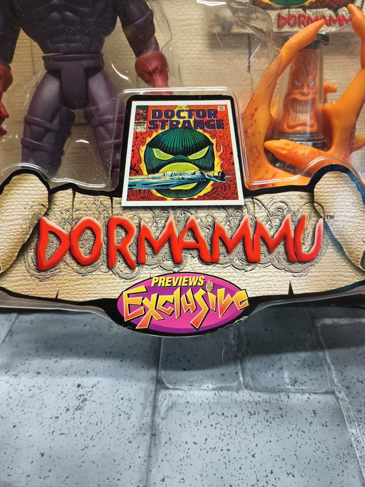 Marvel History Dark Side Dormammu Action Figure 2000 ToyBiz Previews Exclusive | eBay