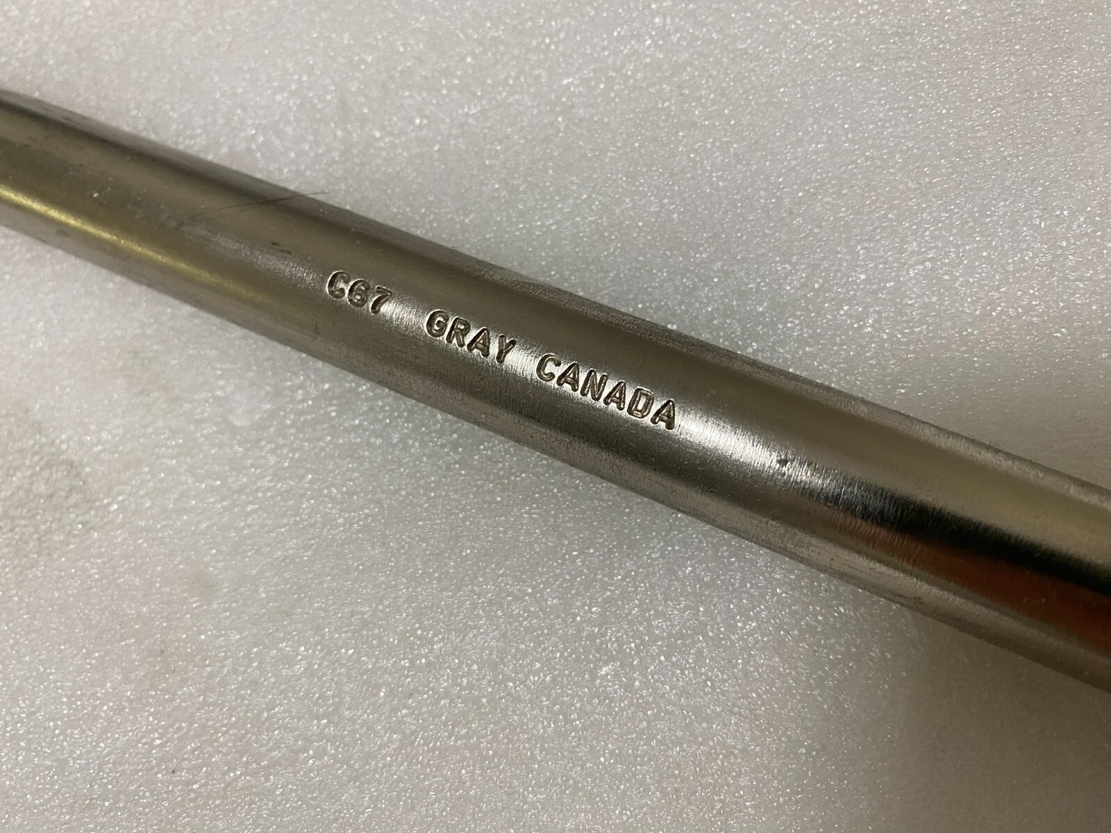 GRAY TOOLS C67 PINCH PRY BAR SHANK 3/4" 24 X 0.875" NICKEL/FORGED STEEL ...