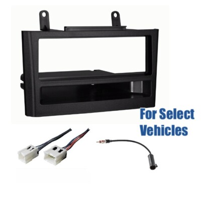 Single Din Car Stereo Radio Dash Wire Kit Combo for 2000 2001 2002 2003 ...