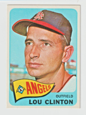 Lou Clinton - 1965 Topps Baseball Card #229 - California Angels | eBay