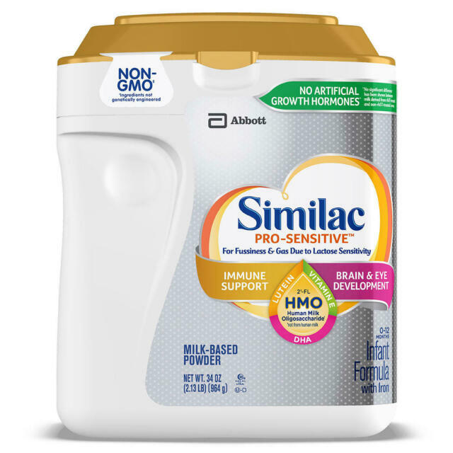 Similac Pro-Sensitive Powder Non-GMO Infant Formula With Iron 34.9oz ...