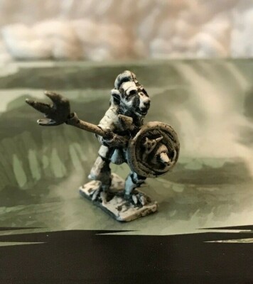 kobold dogman canine soldier miniature d&d mini fig spear halberd ...