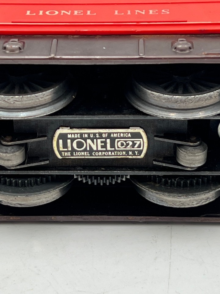 Vintage Lionel Lines 520 Box Cab Electric Locomotive O Gauge Red Train ...
