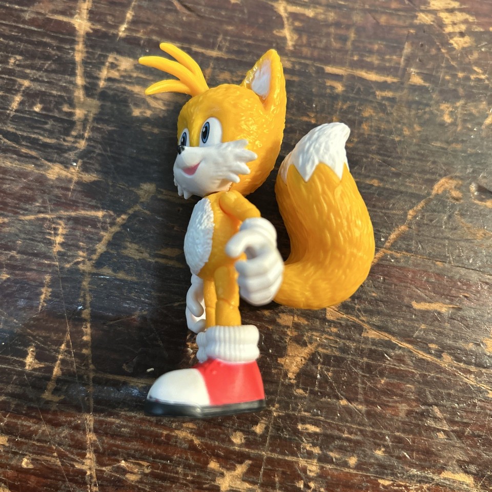 Sonic The Hedgehog 3 Movie Tails Figure Toy Jakks Possible Articulated ...