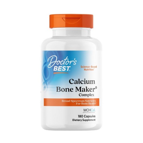 Calcium Bone Maker Complex With MCHCal 180 Capsules By Doctors Best ...