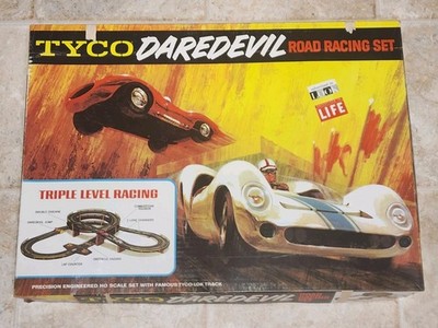 Vintage Tyco Ho Scale "Daredevil " Road Racing Slot Car Race Set #6971M ...