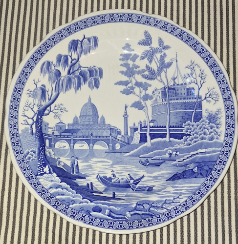 VTG SPODE Rome 1811 BLUE ROOM COLLECTION 10.5” DINNER PLATE - ENGLAND ...
