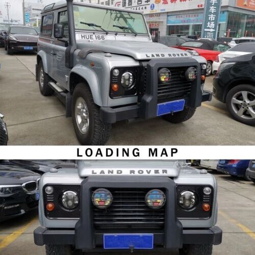 Land Rover Defender FRONT Rubber BUMPER A BAR BRUSH GUARD VPLPP0060 | eBay