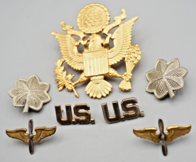 WWII Army Air Forces Wings. Lieutenant Colonel, US Insignia Pins Sets ...