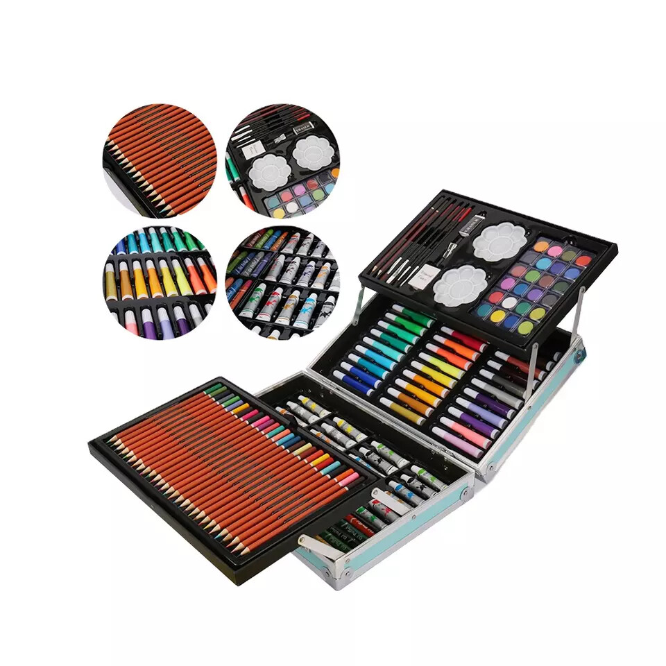 150pc Art Drawing Set Kit For Kids Childrens Teens Adults Supplies ...