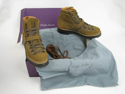 Ralph Lauren Purple Label Fidel Leather Suede Chukka Boots Boot 8.5 D ...