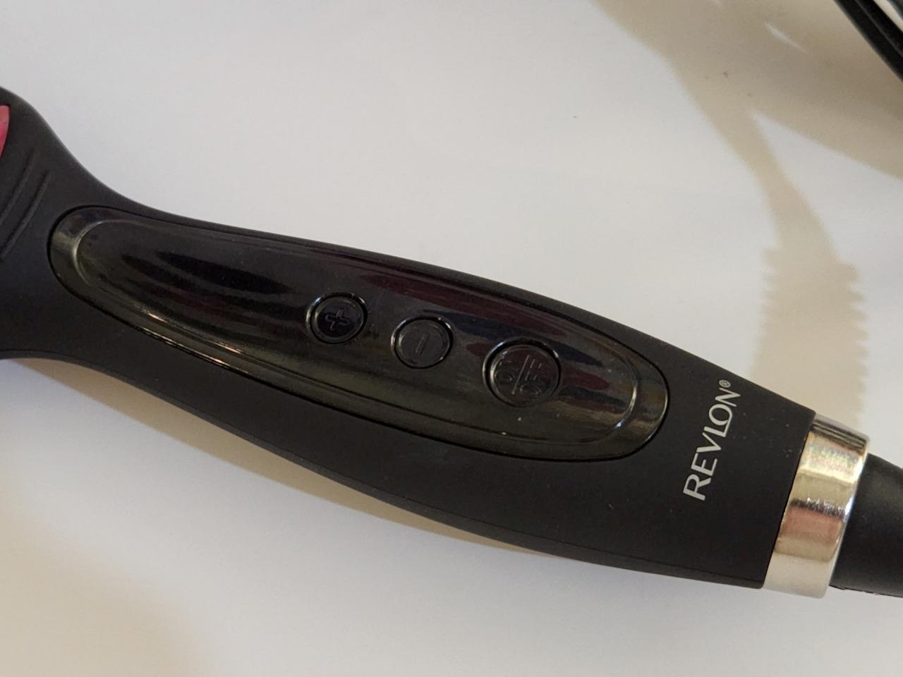 REVLON Hair Straightening Heated Styling Brush, 4-1/2 inch 761318221685 ...